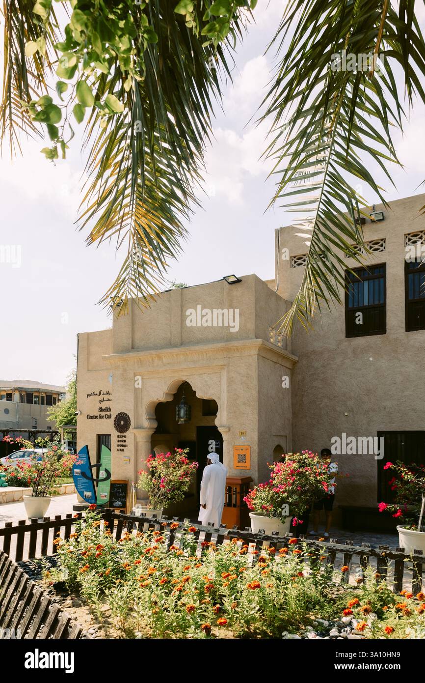 Dubai, UAE - December 10, 2024: Old town in Al Seef Cultural Historical ...