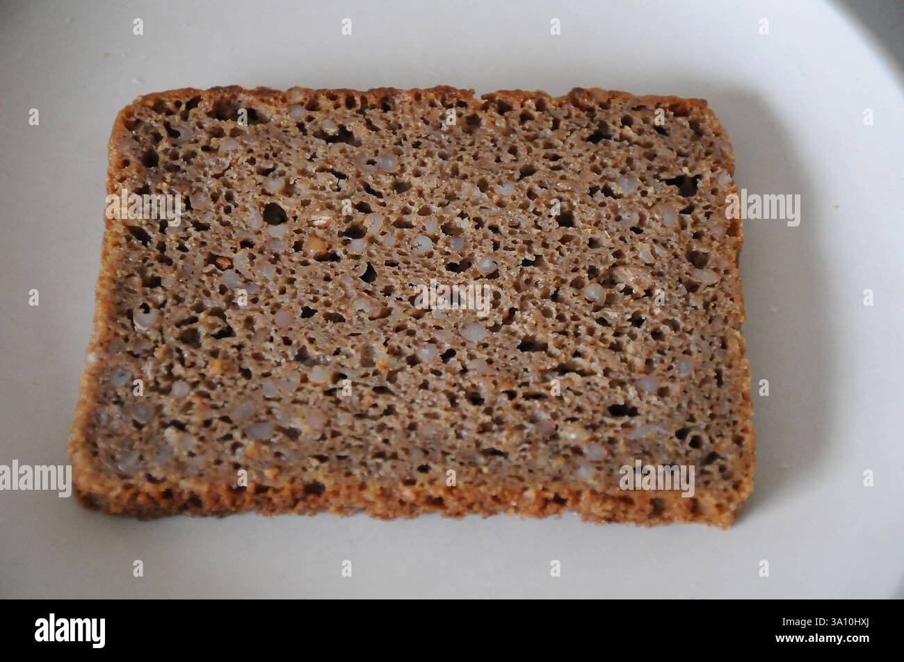 Kastrup/Copenhagen/ Denmark/95 march 2025/ slice of Dark bread or rugbrod . Photo.Francis Joseph ...