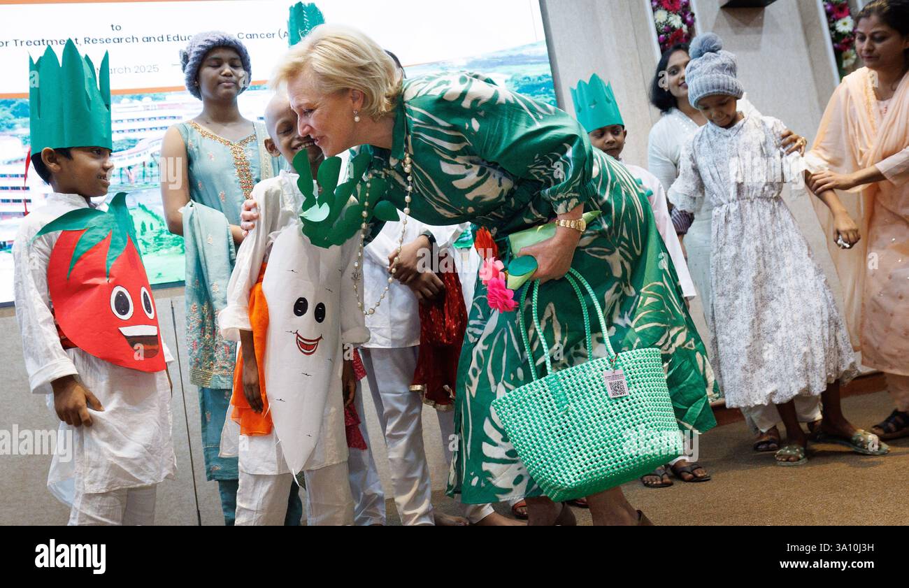 Princess Astrid of Belgium pictured during a visit of the Proton ...