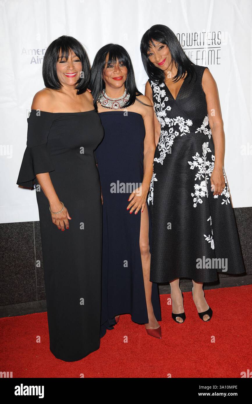 Kim Sledge, Joni Sledge, Debbie Sledge attending Songwriters Hall Of ...