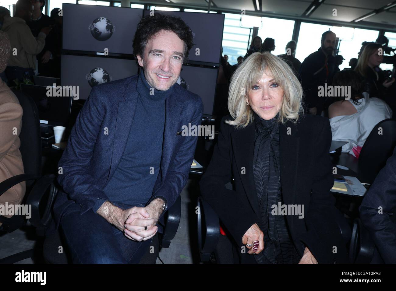Paris, France. 05th Mar, 2025. Antoine Arnault and Brigitte Macron and ...