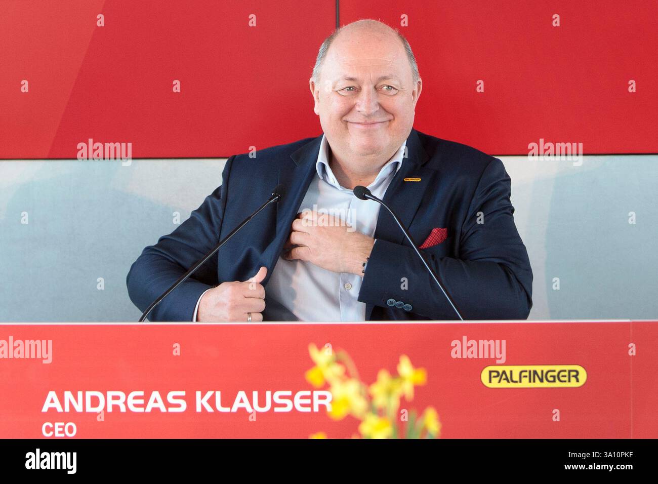 AUSTRIA; VIENNA; 20250306; CEO of the Austrian crane manufacturer ...