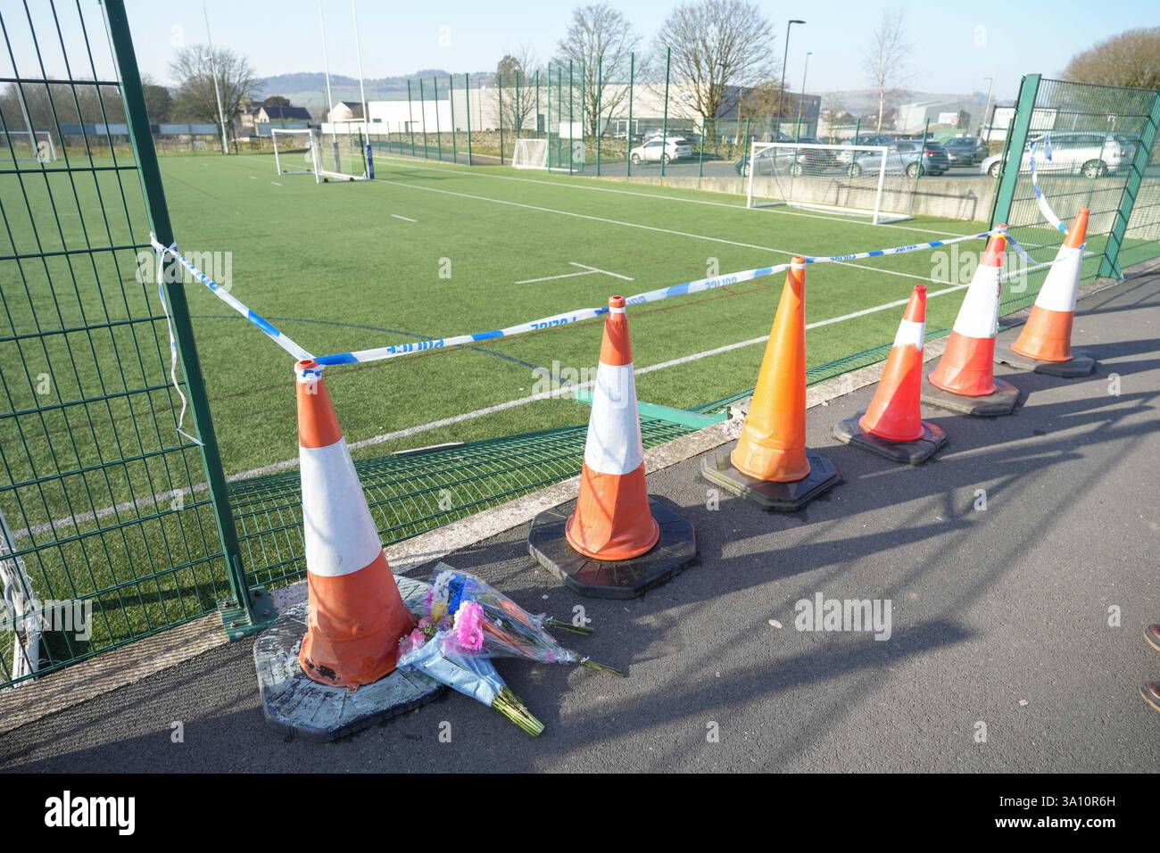 Shap Road, Kendal, Cumbria 6th March 2025: Flowers have been left for a ...