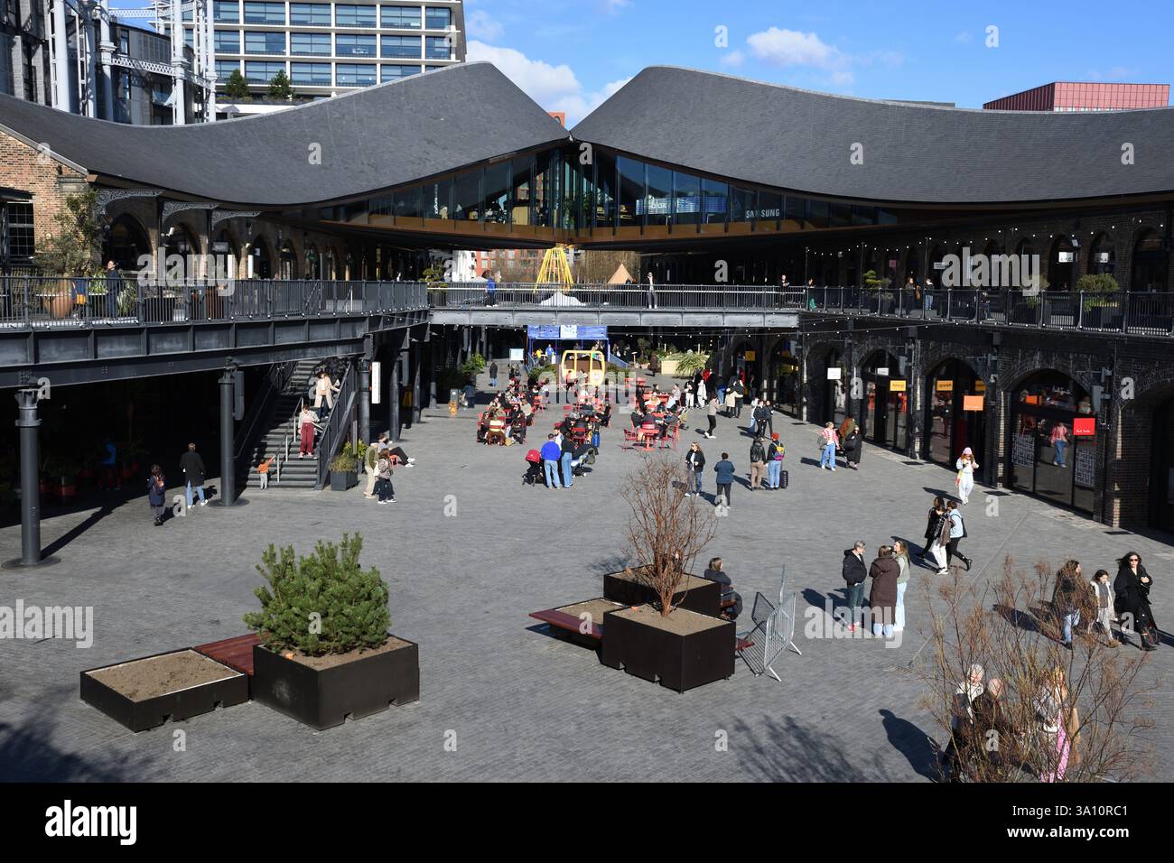 Coal Drops Yard, King's Cross Redevelopment; Camden, London, UK. Coal ...