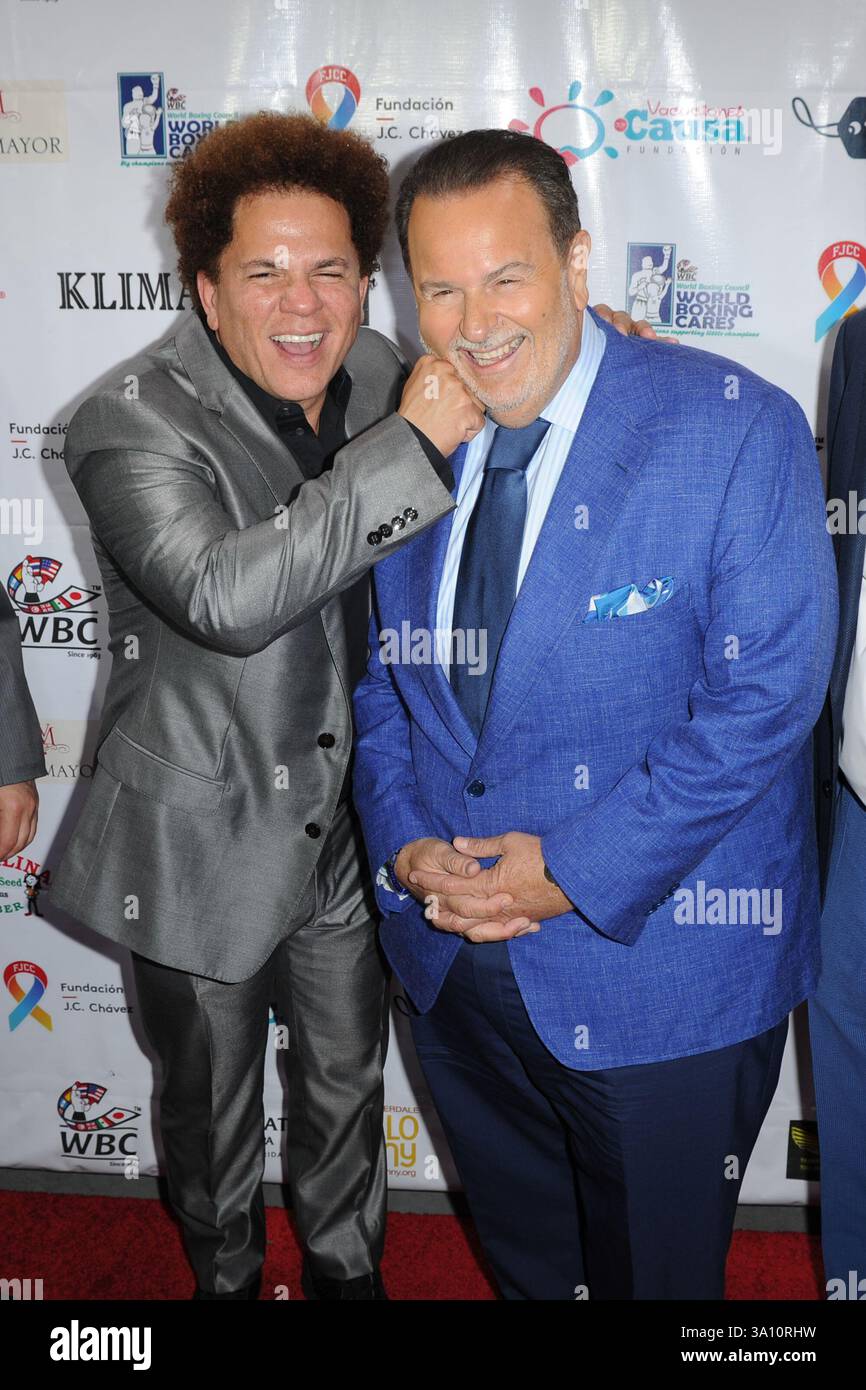 Romero Britto and Raul De Molina attending the Foundation Baja Del Sol ...