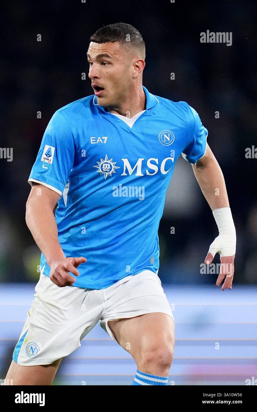 Naples, Italy. 01st Mar, 2025. Alessandro Buongiorno of SSC Napoli ...