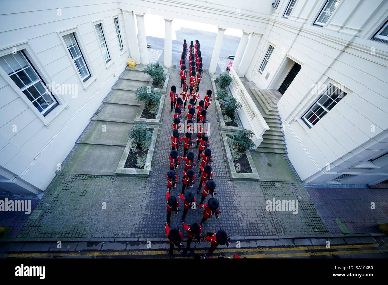 No 7 Company Coldstream Guards, following an inspection by General ...