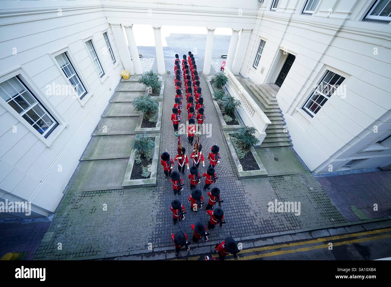 No 7 Company Coldstream Guards, following an inspection by General ...