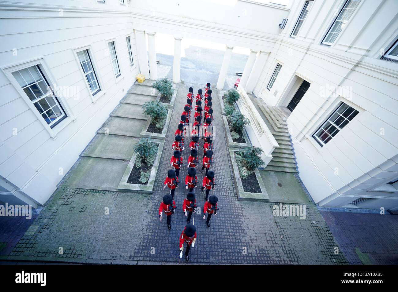 No 7 Company Coldstream Guards, following an inspection by General ...