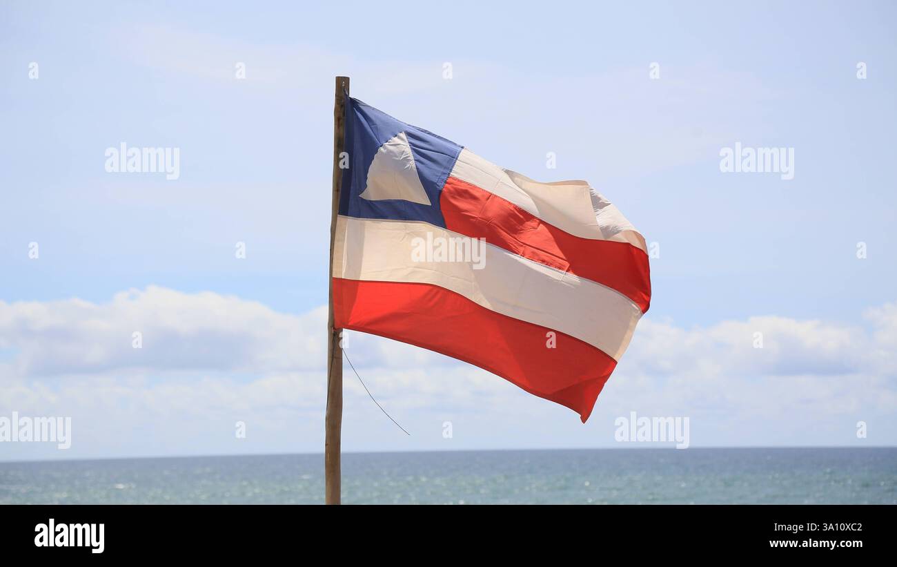 flag of the state of Bahia salvador, bahia, brazil - december 30, 2023 ...