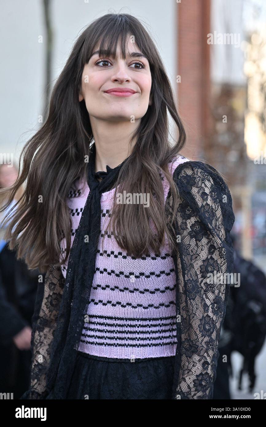 Paris, France. 06th Mar, 2025. Clara Luciani arriving at Chloe show ...