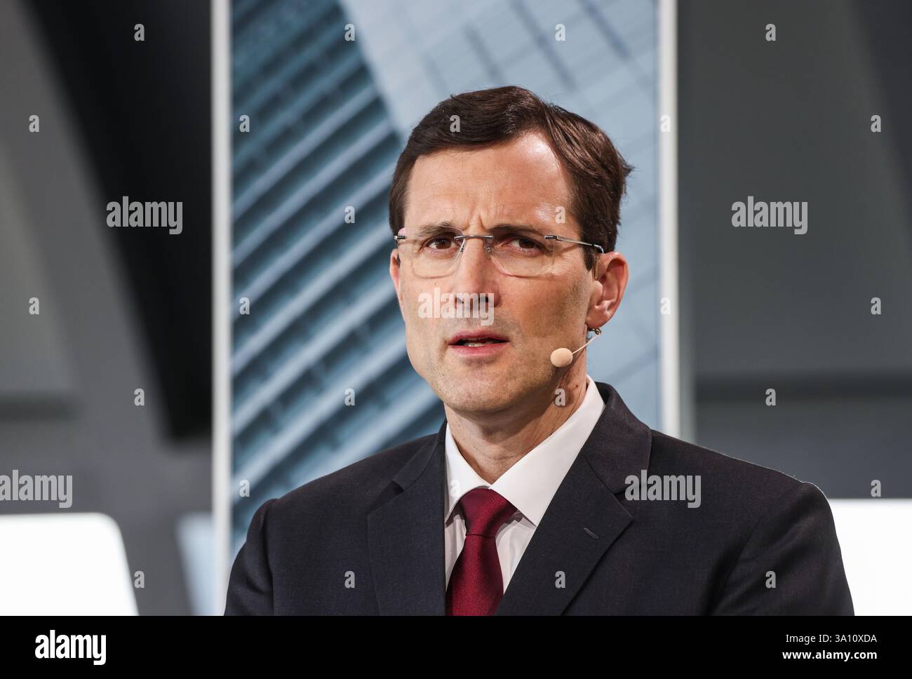 Bonn, Germany. 06th Mar, 2025. Tobias Meyer, CEO of DHL and Deutsche ...