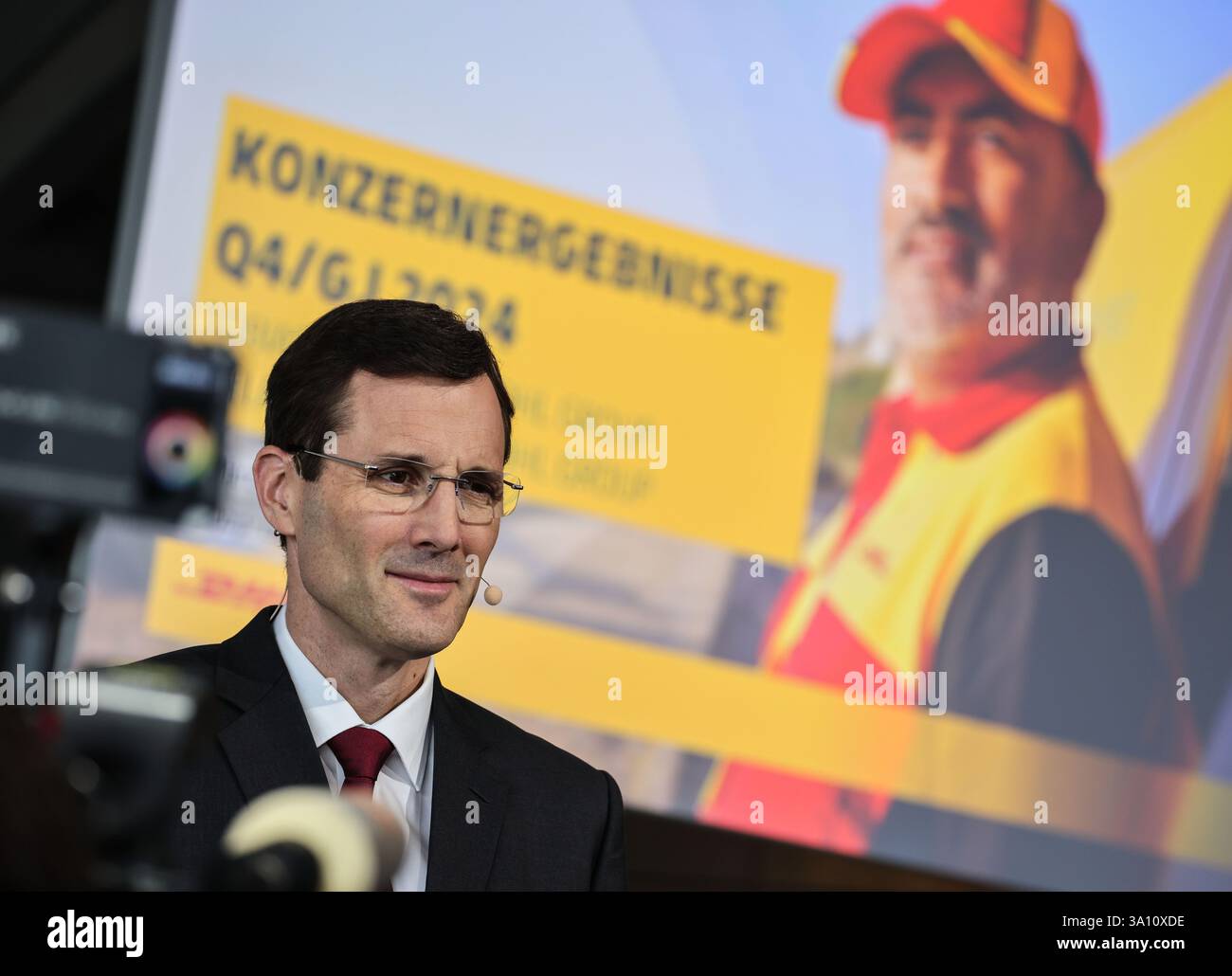 Bonn, Germany. 06th Mar, 2025. Tobias Meyer, CEO of DHL and Deutsche ...