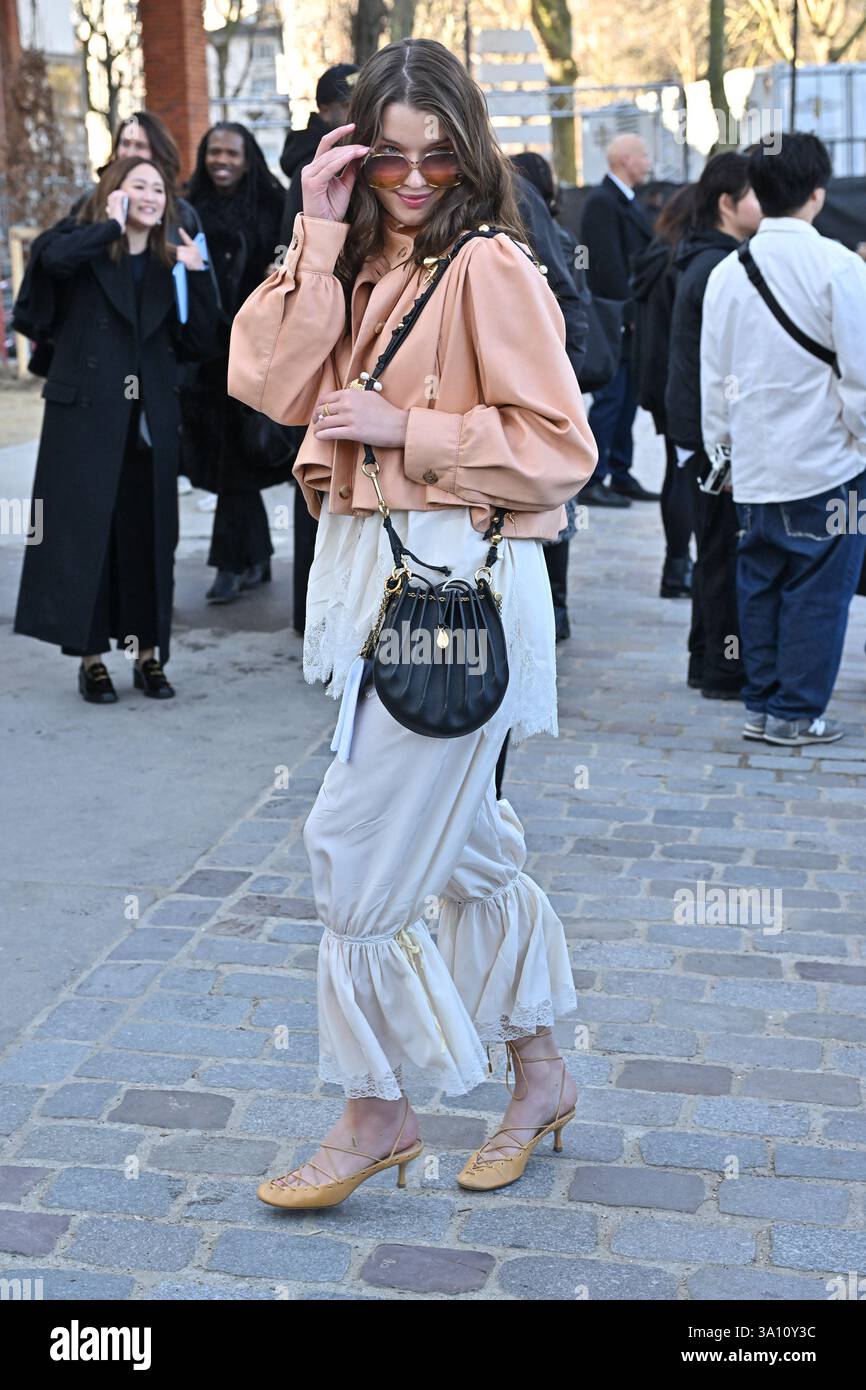 Paris, France. 06th Mar, 2025. Ever Gabo Anderson arriving at Chloe ...