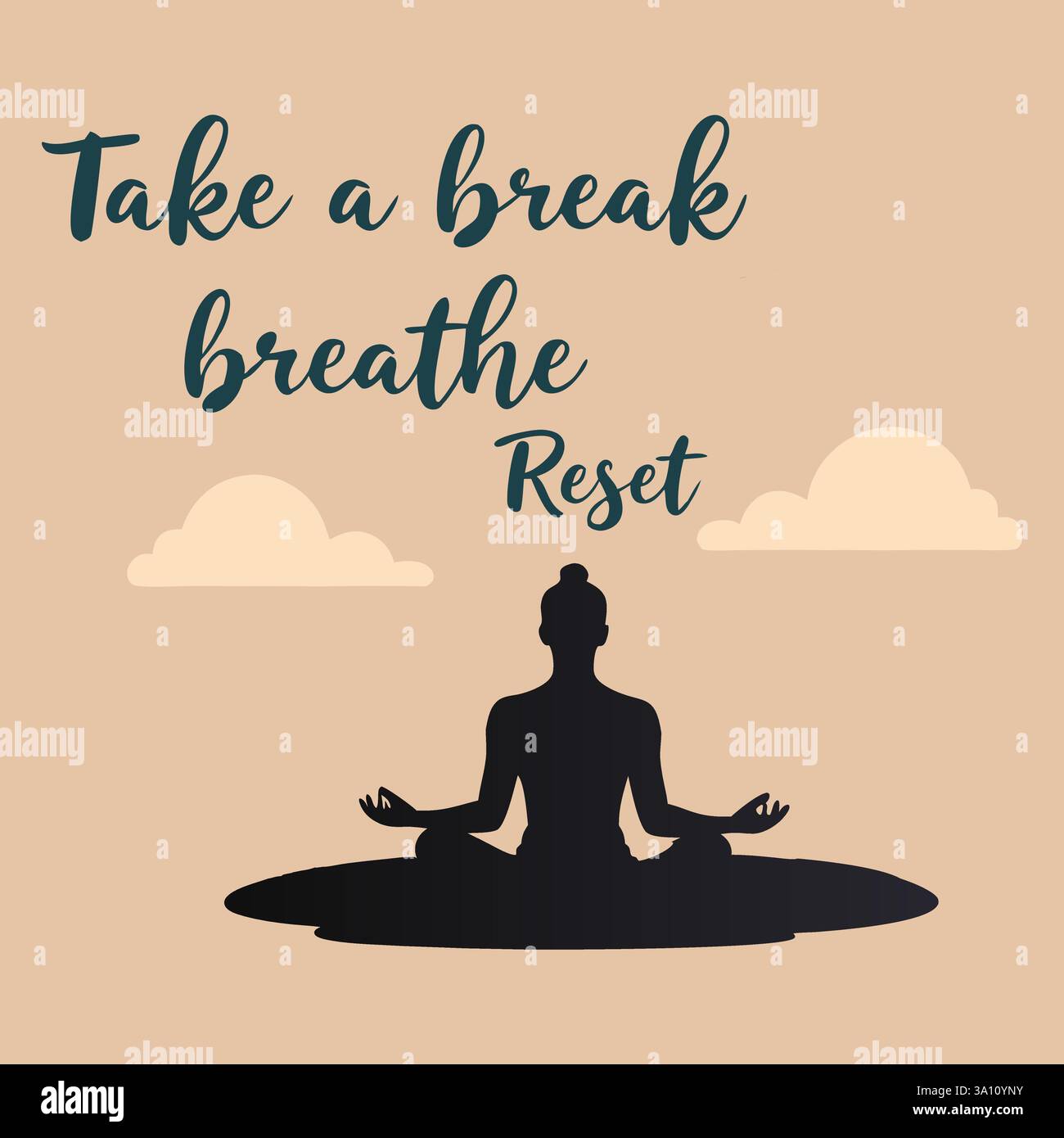 Calming techniques vector vectors hi-res stock photography and images ...