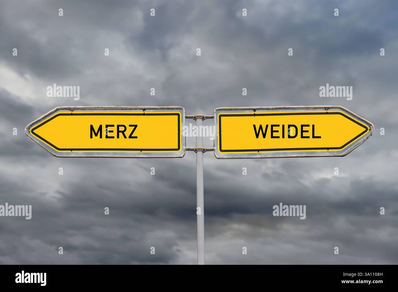 Symbolbild / Fotomontage: Merz vs. Weidel Symbolbild/Fotomontage ...