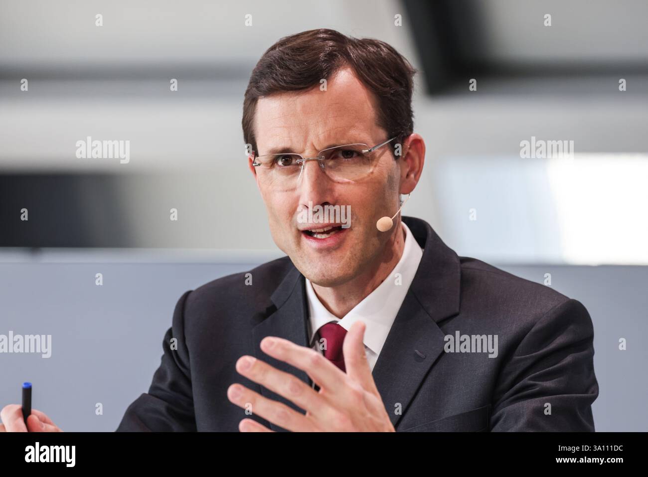 Bonn, Germany. 06th Mar, 2025. Tobias Meyer, CEO of DHL and Deutsche ...