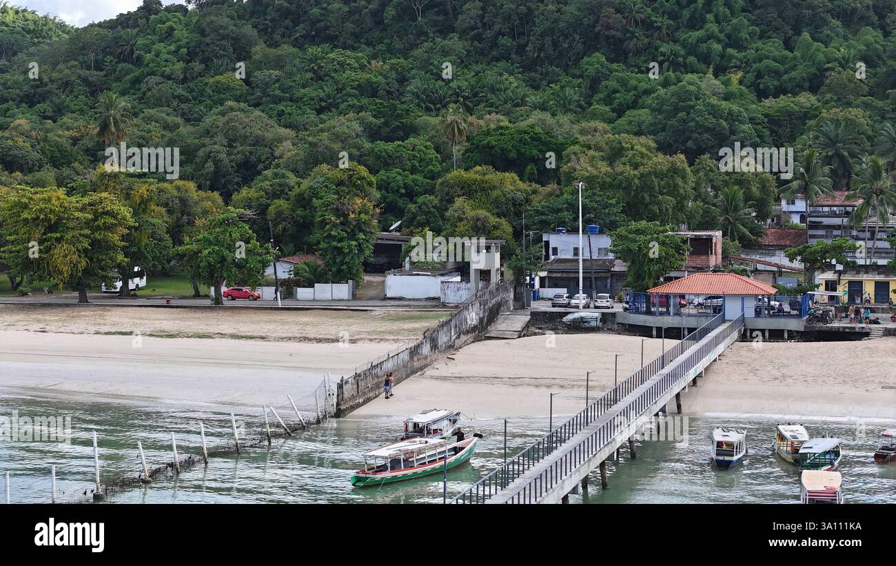 Sao Tome de Paripe beach salvador bahia, brazil - february 7, 2025 ...