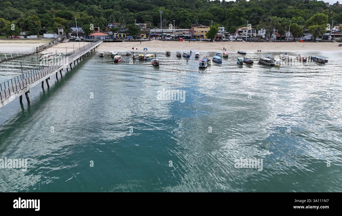 Sao Tome de Paripe beach salvador bahia, brazil - february 7, 2025 ...