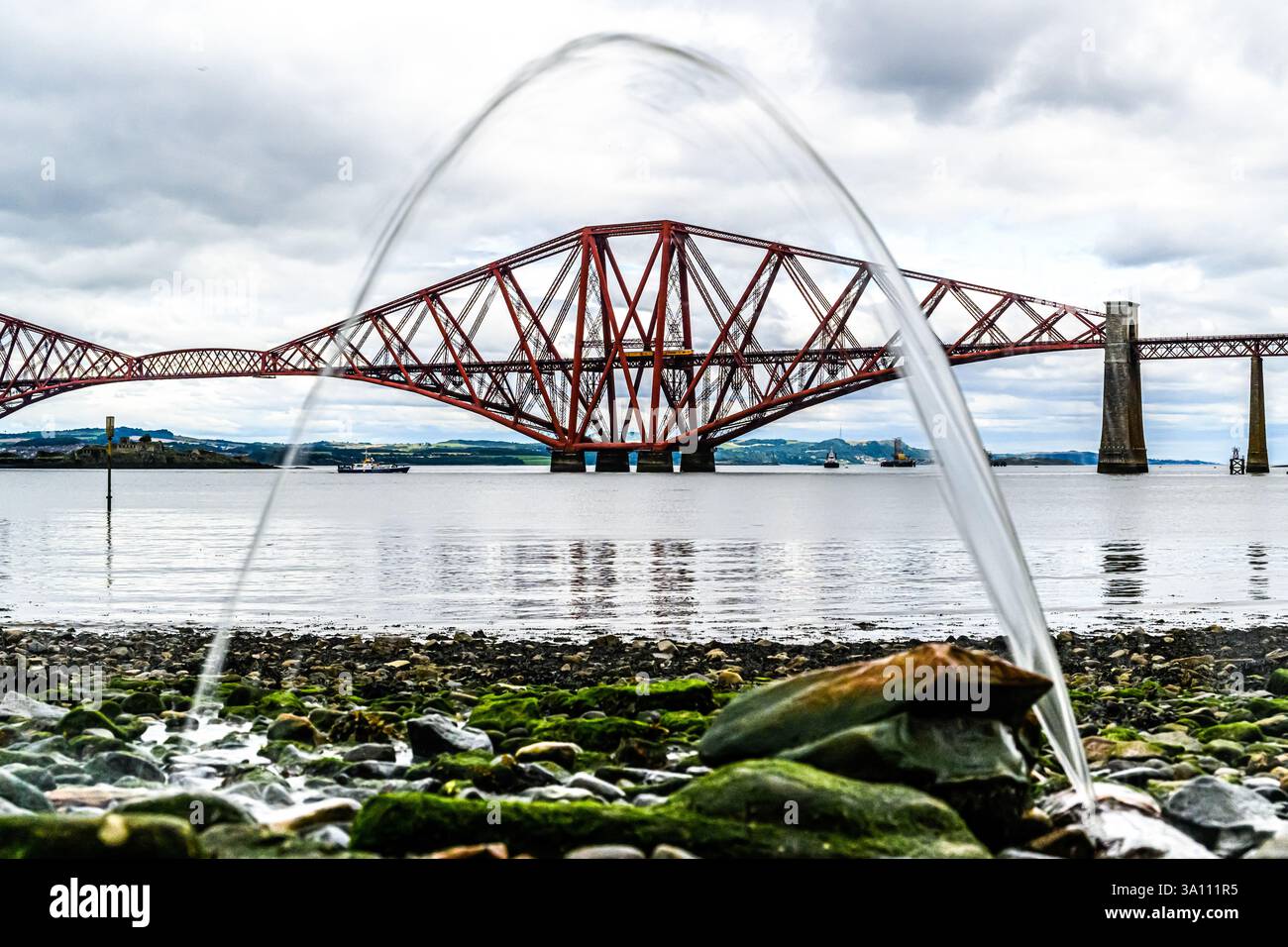 UNESCO World Heritage Site The Famous Iconic Forth Bridge Framed By A ...