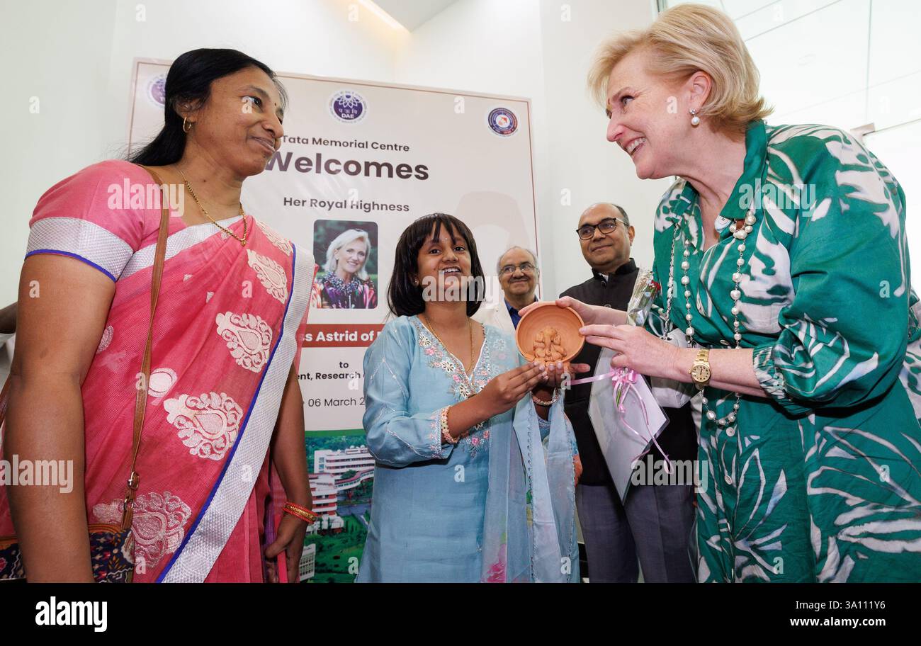 New Delhi, India. 06th Mar, 2025. Princess Astrid of Belgium and is ...