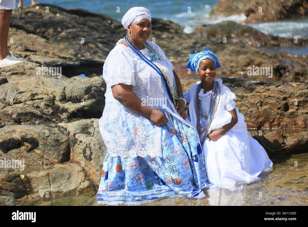 party in honor of yamanja in salvador salvador, bahia, brazil ...