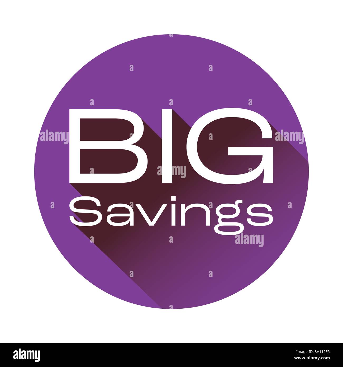 Big Savings label tag sticker vector Stock Vector Image & Art - Alamy