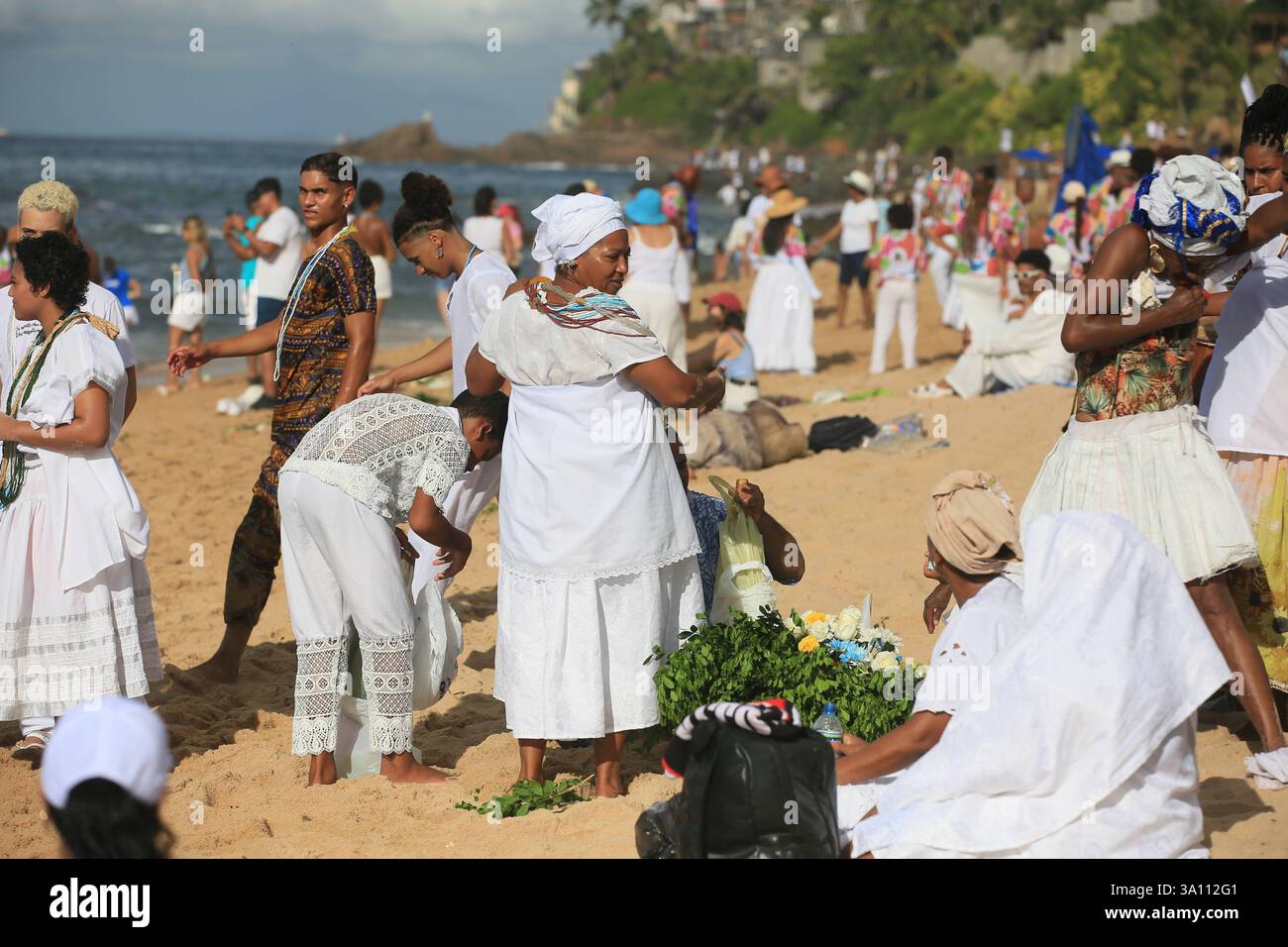 party in honor of yamanja in salvador salvador, bahia, brazil ...