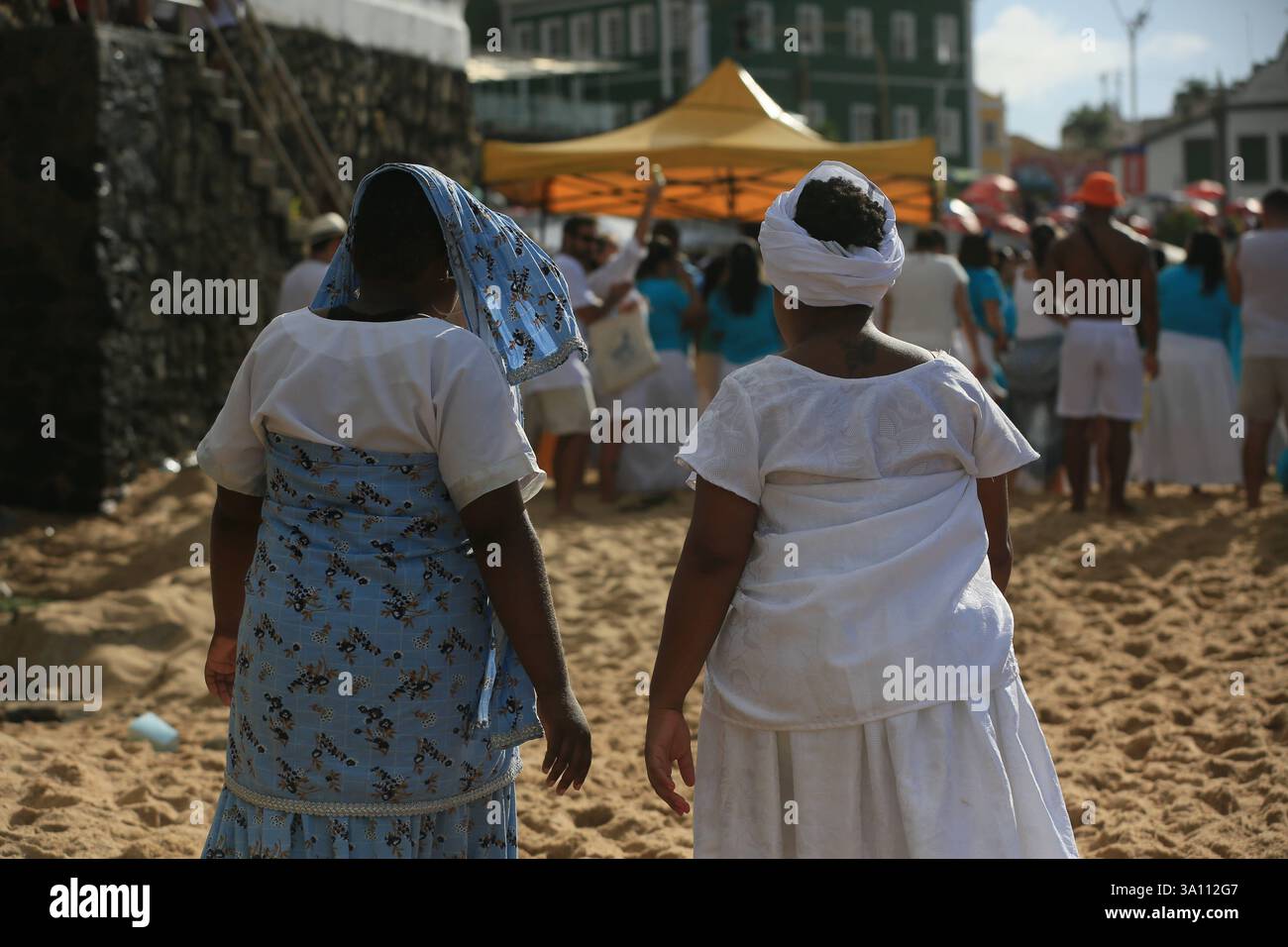 party in honor of yamanja in salvador salvador, bahia, brazil ...