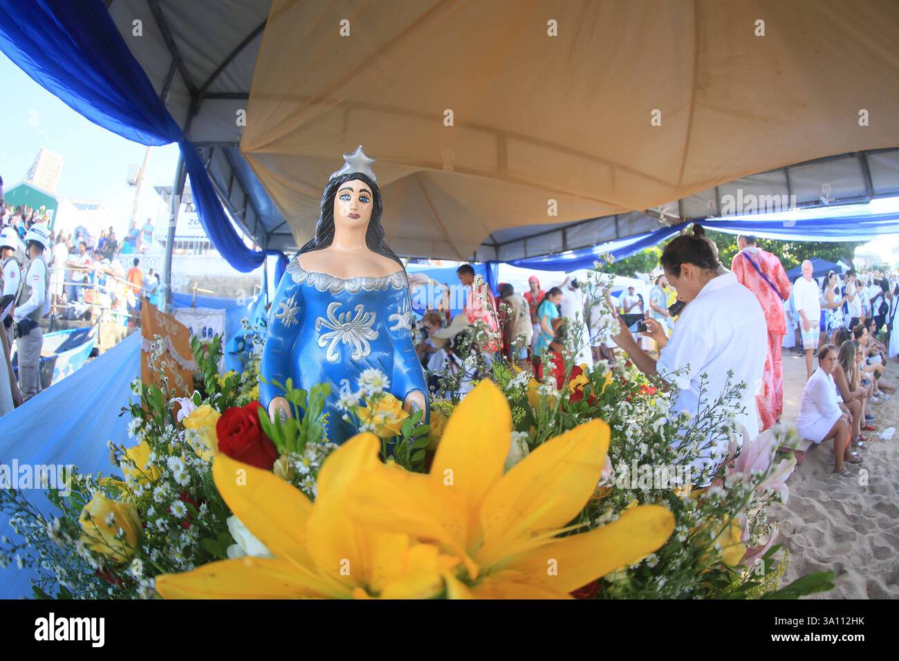 party in honor of yamanja in salvador salvador, bahia, brazil ...
