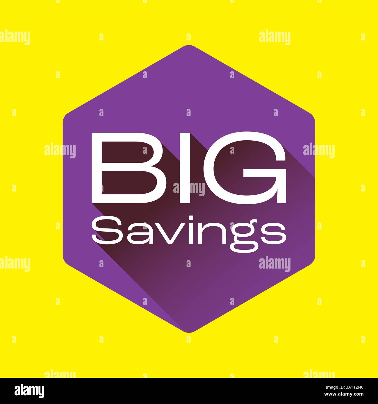 Big Savings label tag sticker vector Stock Vector Image & Art - Alamy