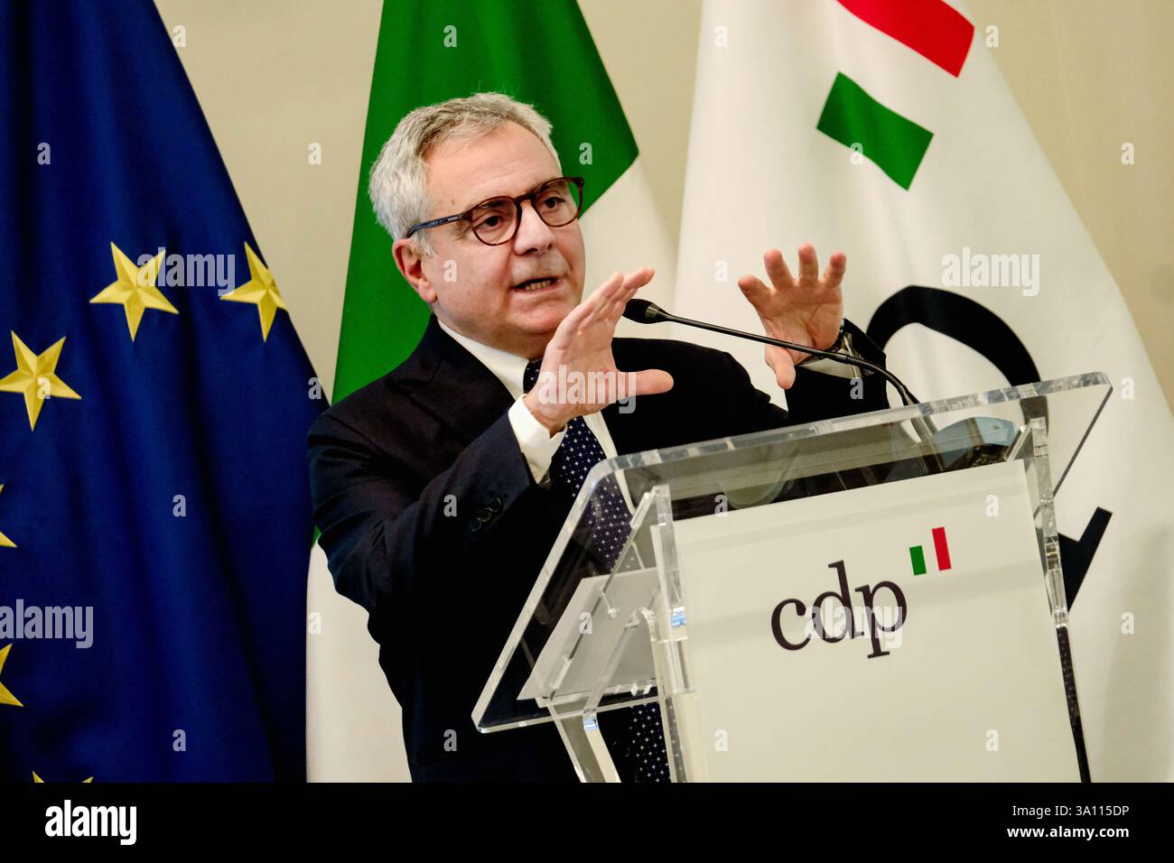 Dario Scannapieco, AD CDP, in occasione di "Oggi, per l'Italia del ...