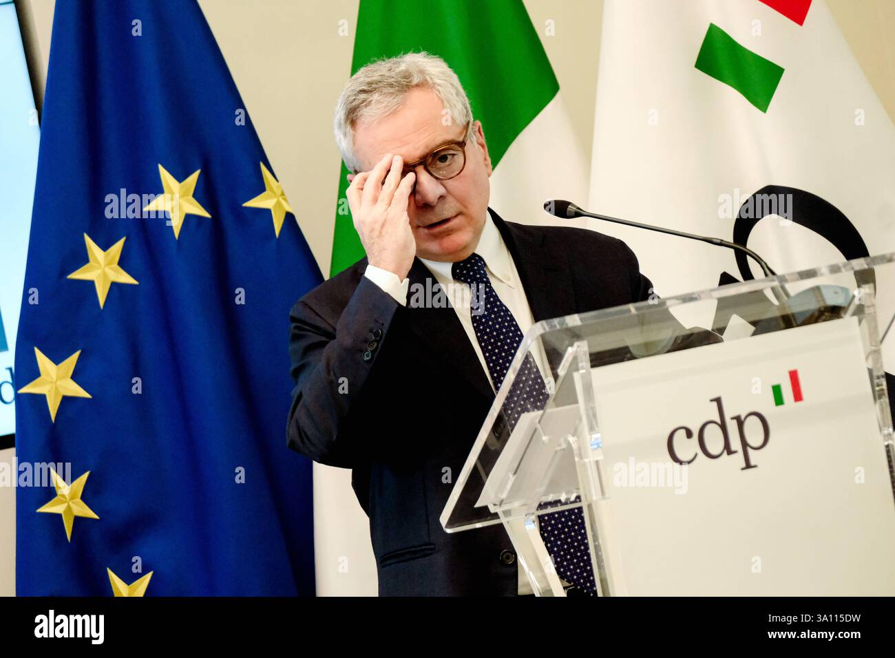 Dario Scannapieco, AD CDP, in occasione di "Oggi, per l'Italia del ...