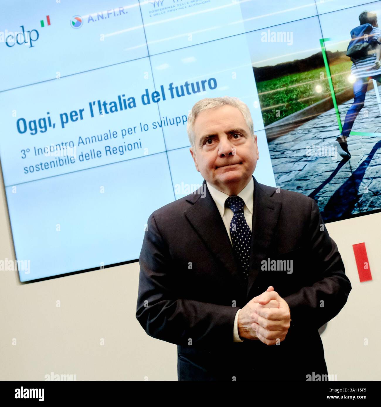 Dario Scannapieco, AD CDP, in occasione di "Oggi, per l'Italia del ...