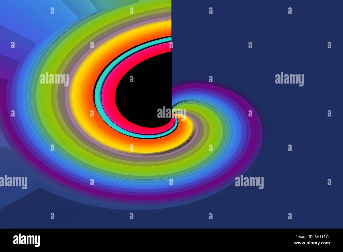 Abstract colorful semi circle geometric pattern design and background ...