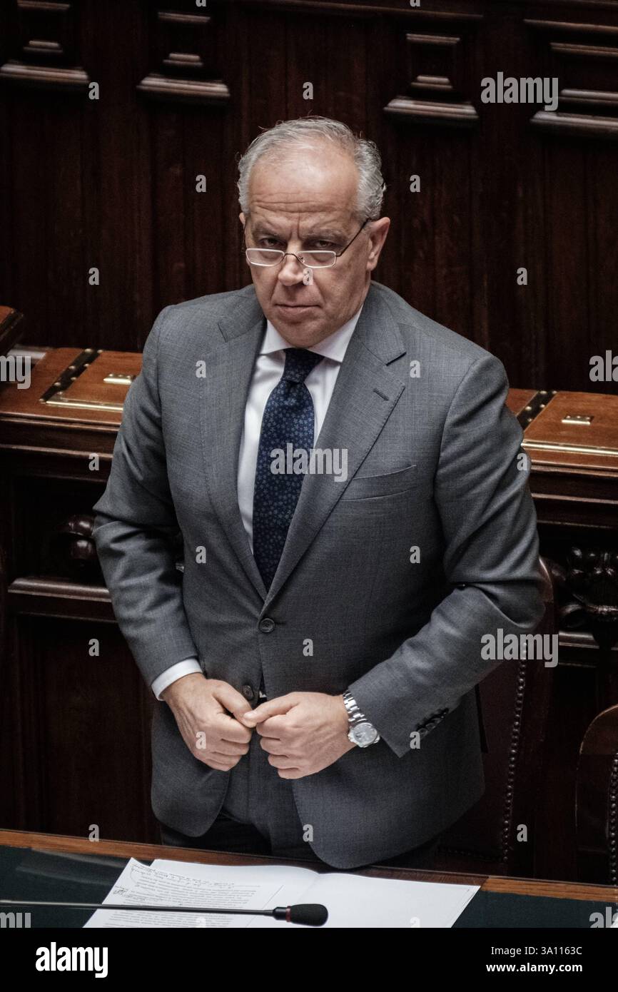Rome, Question Time and ministerial briefing at the Chamber of Deputies ...