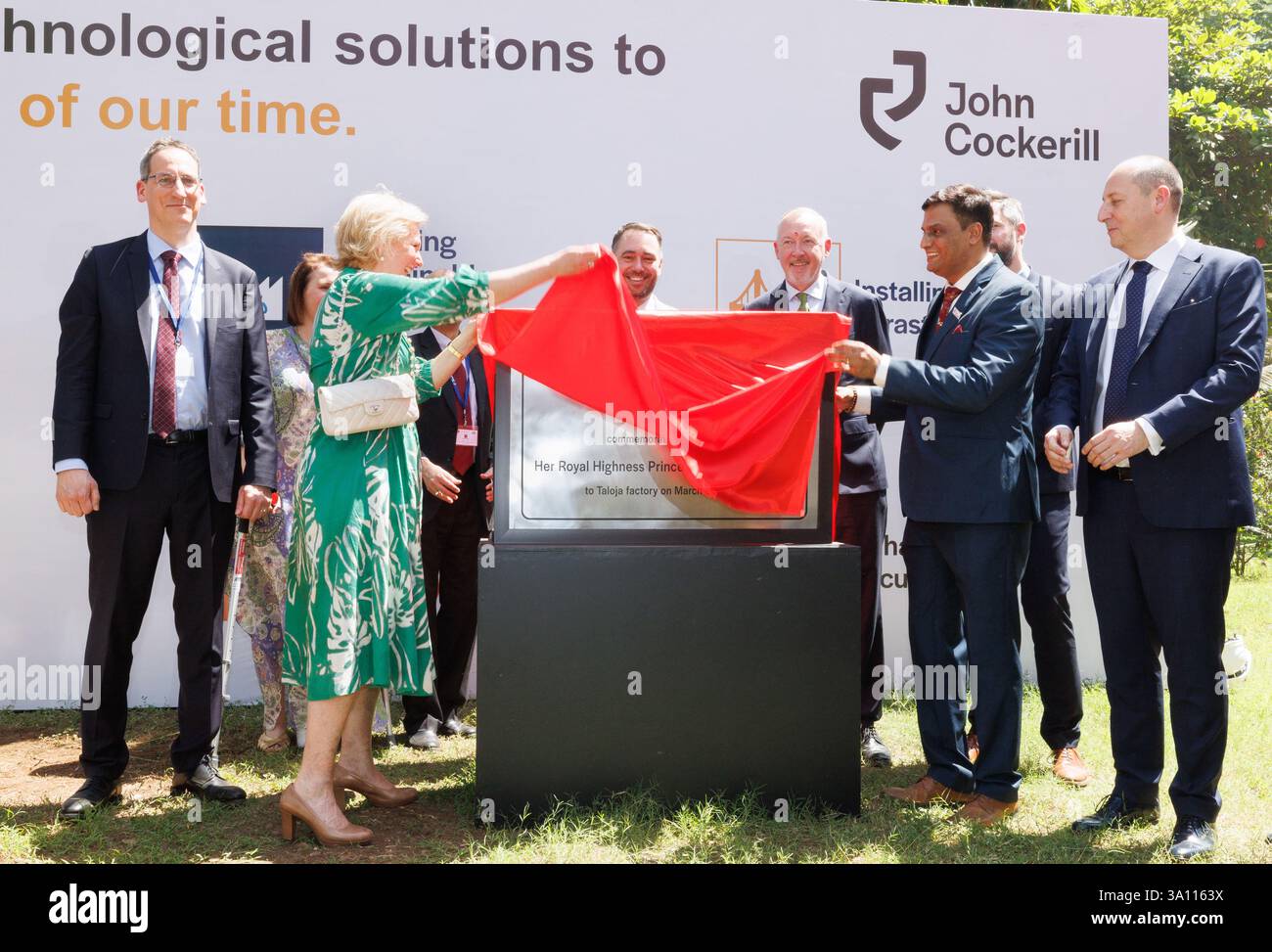 François Michel, CEO John Cockerill, Princess Astrid of Belgium, Vice ...