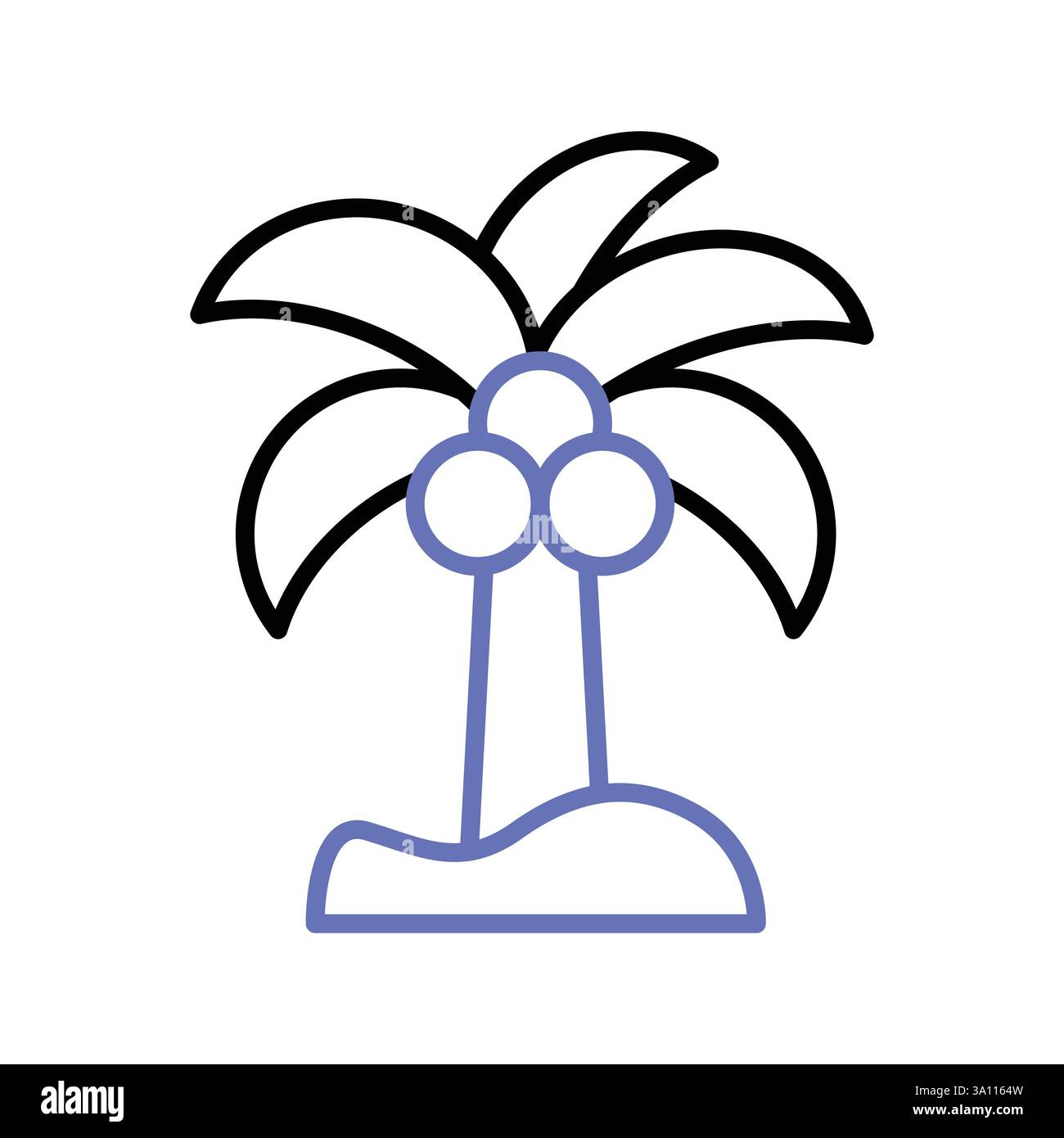 Beautiful vector of coconut tree in modern style, easy to use in web ...