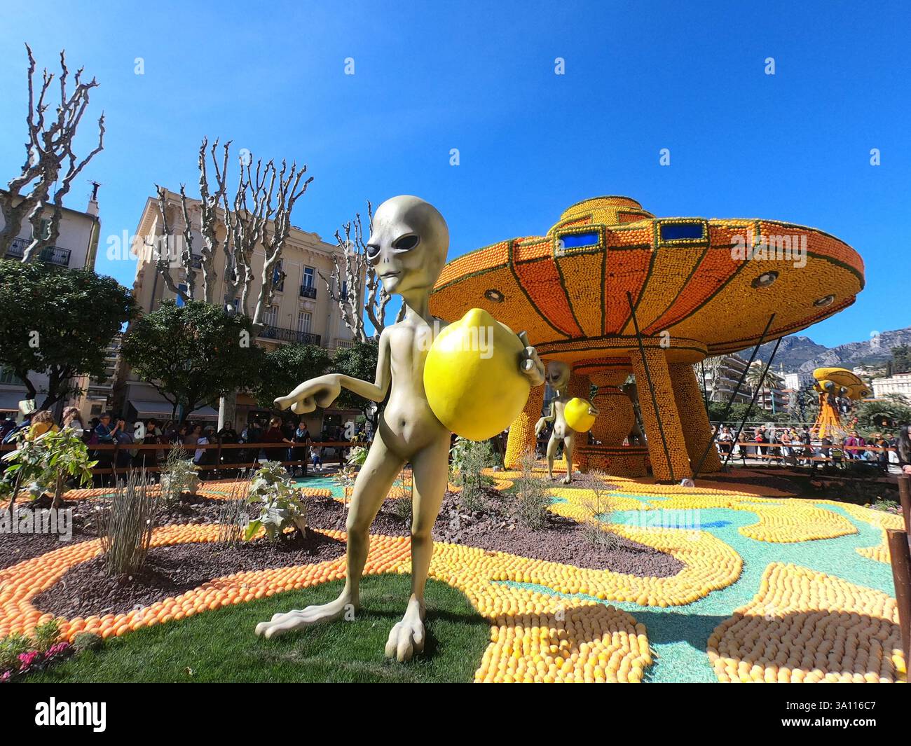 Menton, France,Provence-Alps-Azure Coast-Mar 02, 2025: Lemon Festival ...