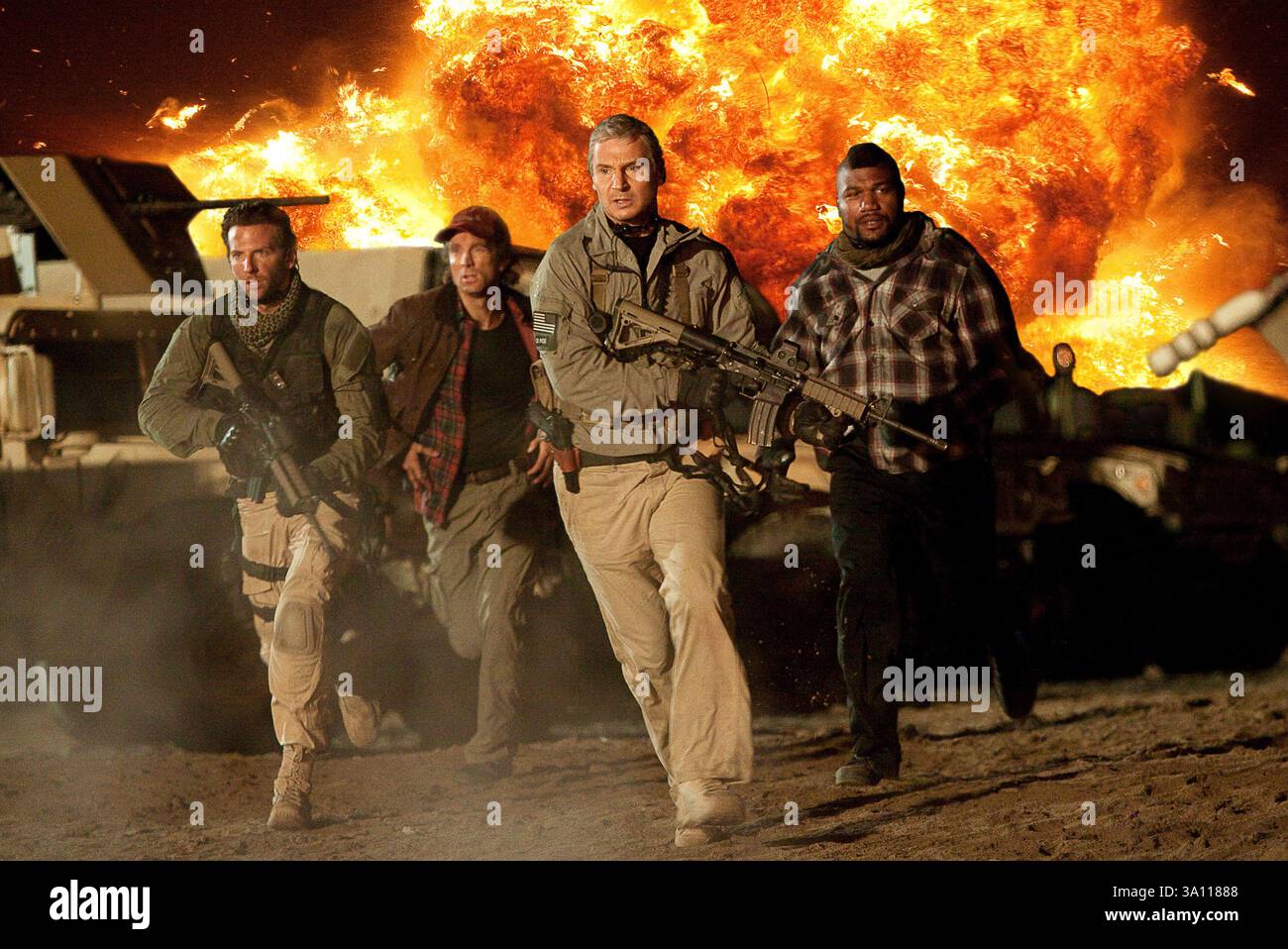 The A-Team Bradley Cooper, Sharlto Copley, Liam Neeson & Quinton ...