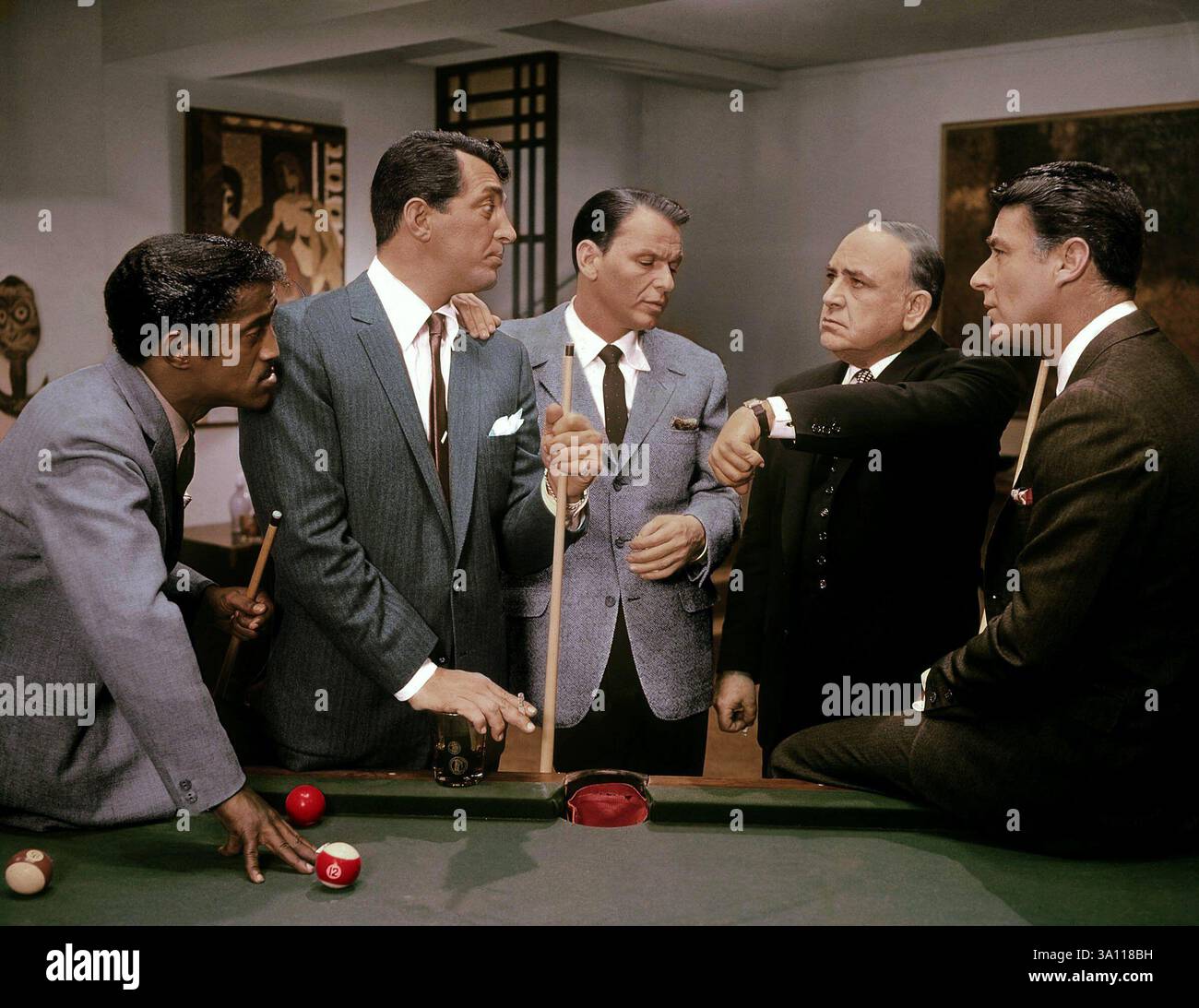 Ocean's Eleven Sammy Davis Jr., Dean Martin, Frank Sinatra, Akim ...