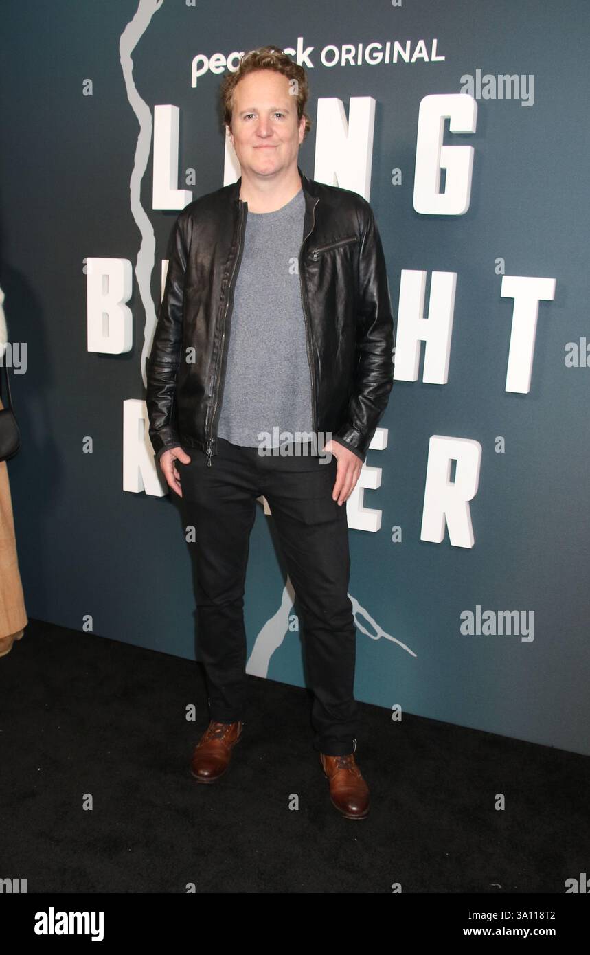 NEW YORK, NY - MARCH 5: Patch Darragh at the premiere of Peacock's ...