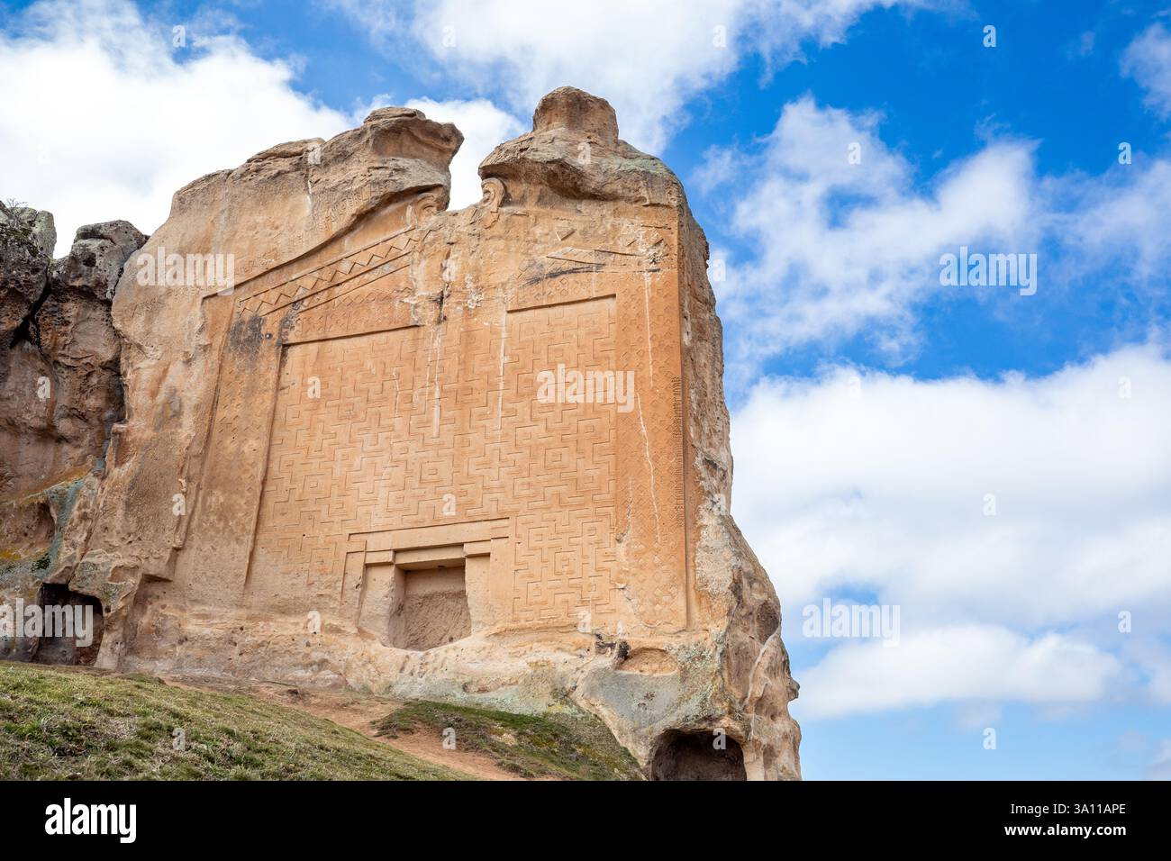 Midas Monument of Ancient Midas City in Yazilikaya, Eskisehir, Turkey ...