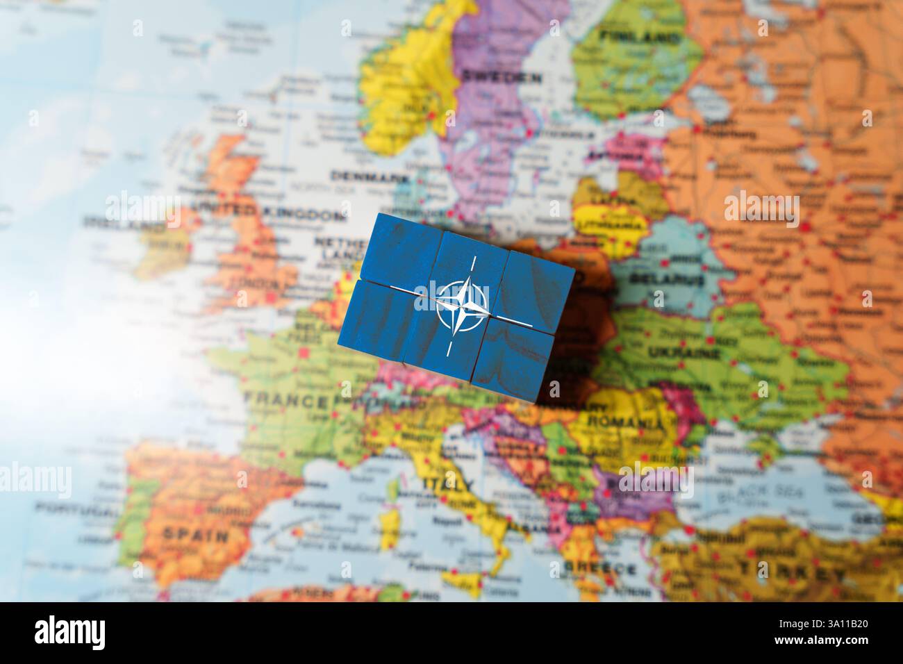 Eu member states map hi-res stock photography and images - Alamy