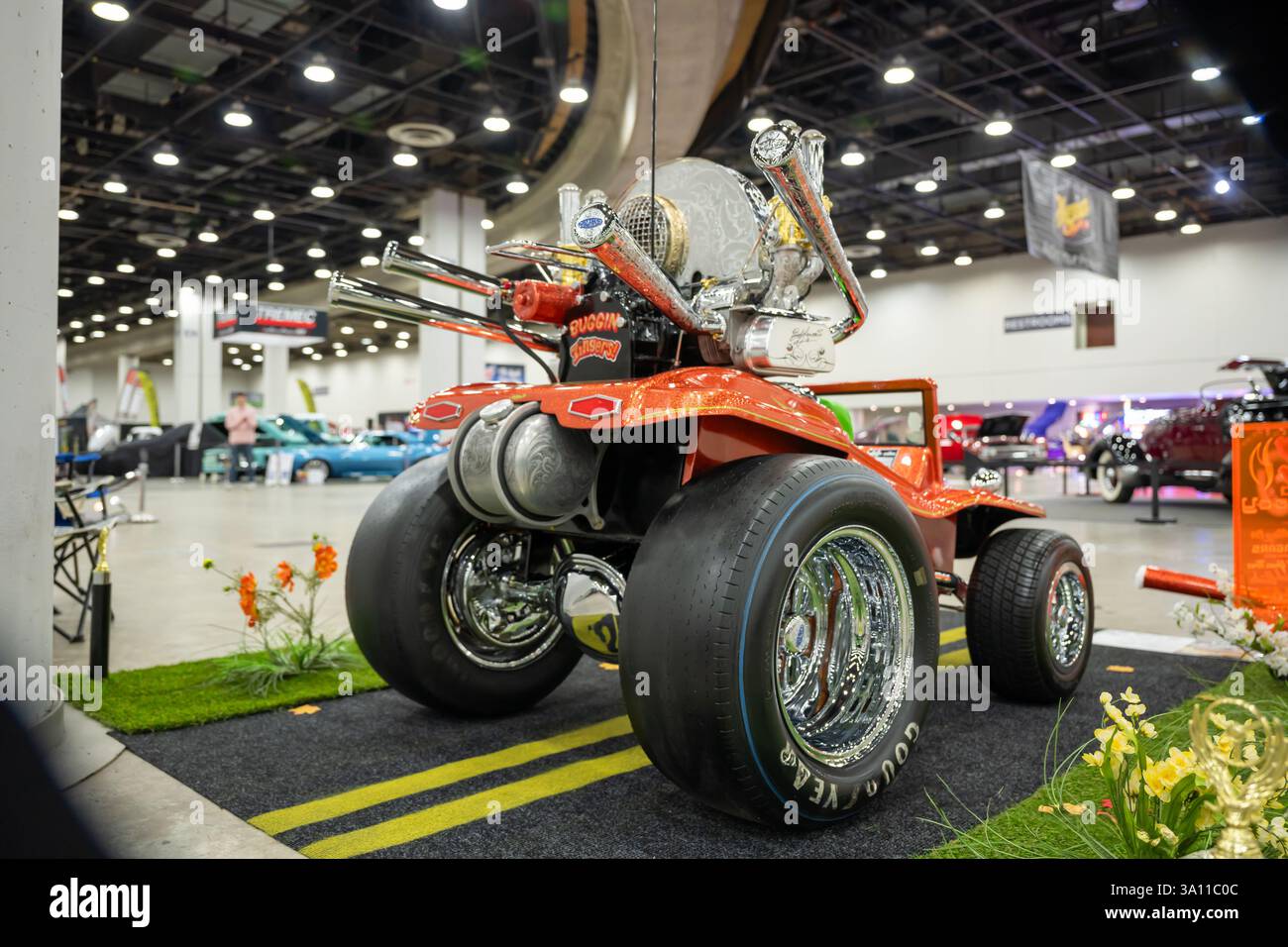 DETROIT, MI/USA - February 28, 2025: A 1970 Zinger dune buggy ...