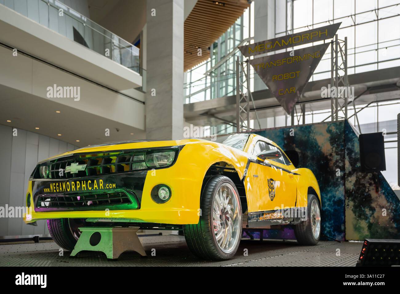 DETROIT, MI/USA - February 28, 2025: Megamorph, a Chevrolet Camaro ...