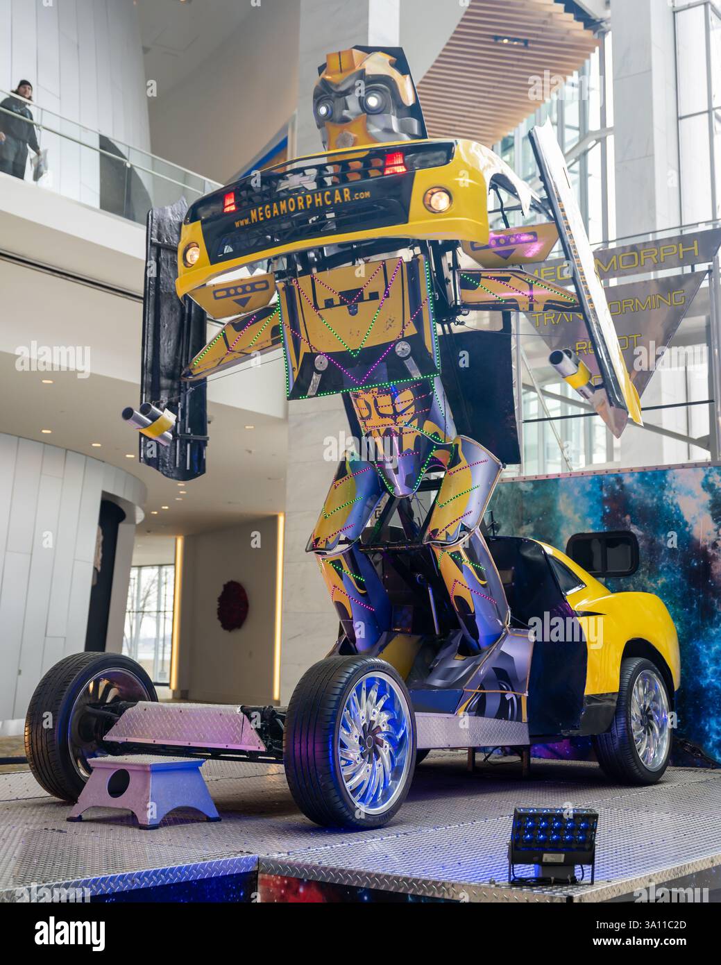 DETROIT, MI/USA - February 28, 2025: Megamorph, a Chevrolet Camaro ...