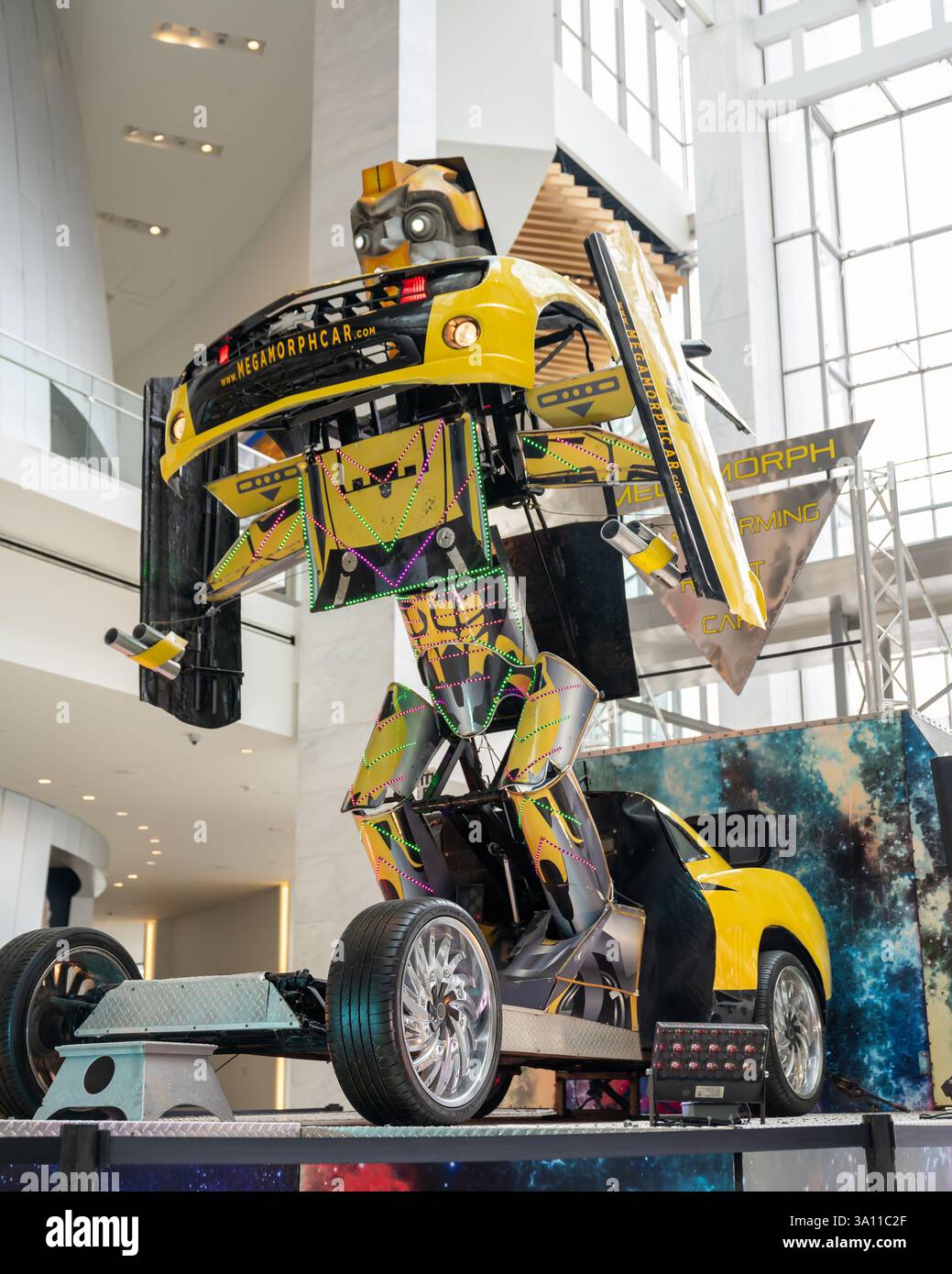 DETROIT, MI/USA - February 28, 2025: Megamorph, a Chevrolet Camaro ...