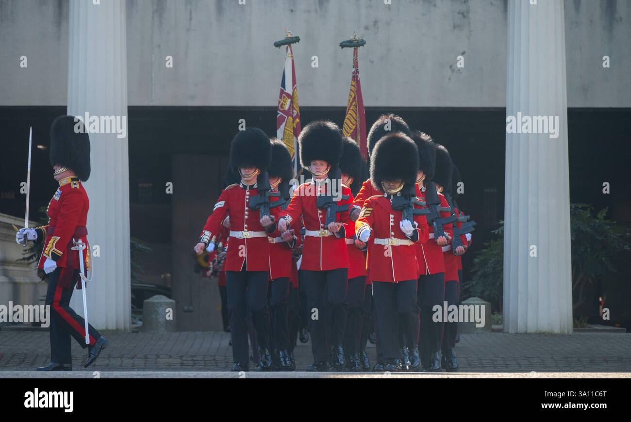 Wellington Barracks, London, UK. 6th March, 2025. Annual inspection of ...