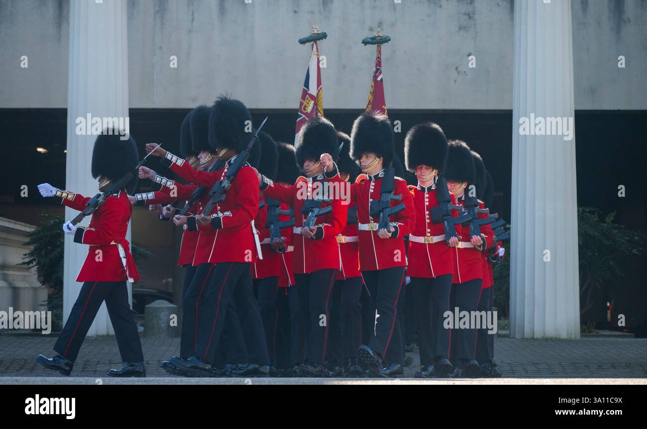 Wellington Barracks, London, UK. 6th March, 2025. Annual inspection of ...